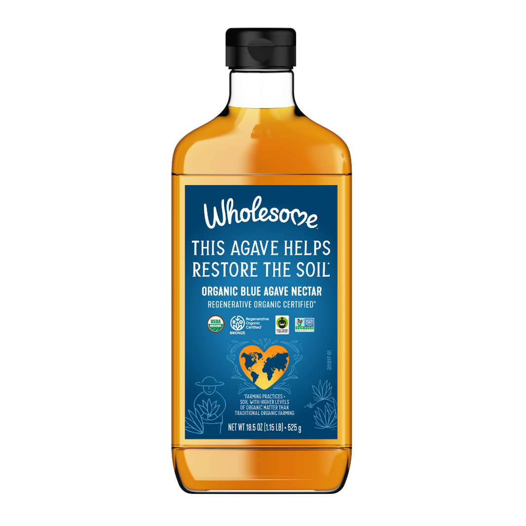 WHOLESOME | ORGANIC FAIR TRADE BLUE AGAVE NECTAR | RAW & BLUE AGAVE ...