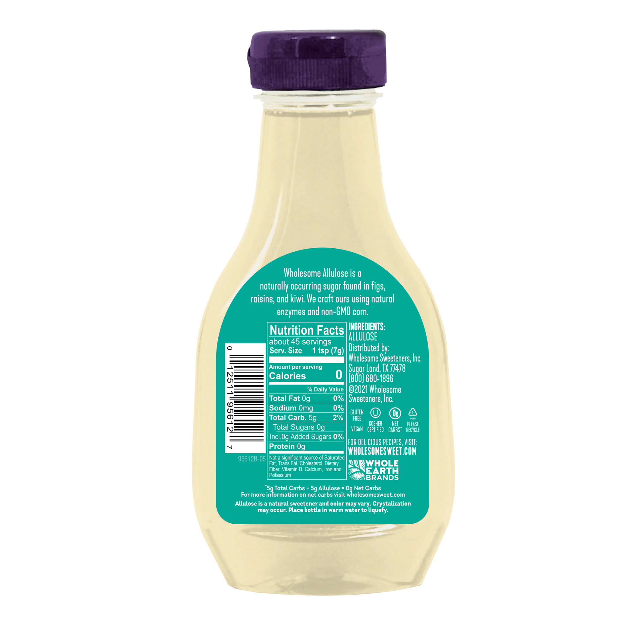 WHOLESOME ALLULOSE ZERO CALORIE LIQUID SWEETENER – Wholesome Sweet